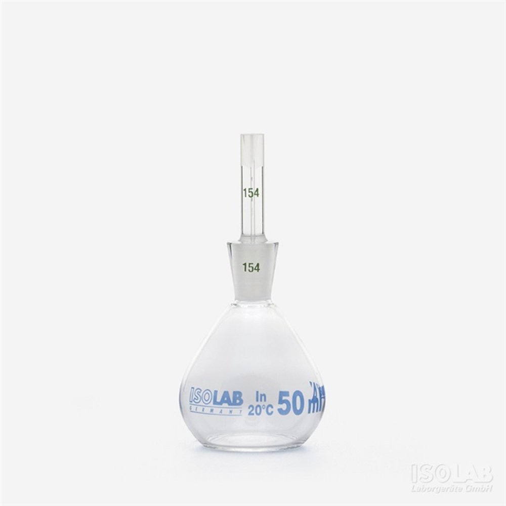 Pycnometer, Glass density bottles uncalibrated 50ml x 1 pieces: Amazon ...