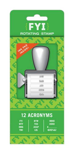 9781601065629 EAN - Knock Knock Office Fyi Rotating Stamp Acronyms ...