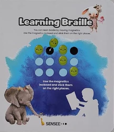 SENSEE Braille Learning Kit- Alphabet and Numbers :Braille Book: My ...