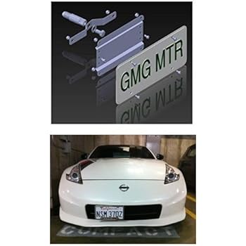 Amazon.com: Nissan New OEM 2009-2017 370Z Front License Plate Bracket ...