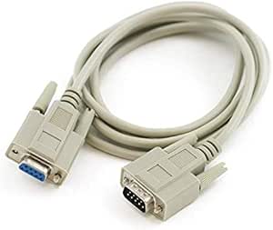 Amazon.com: 6 Foot DB9 Male to Female RS232 Extension Serial Cable - 28 AWG Shielded : Electronics