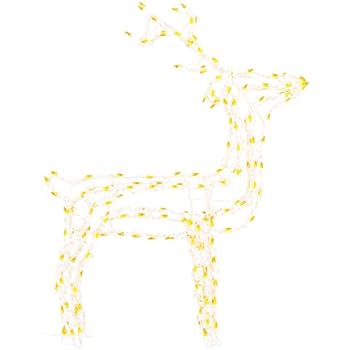 Amazon.com: 48" Animated Crystal 3-D Standing Buck Reindeer Lighted ...