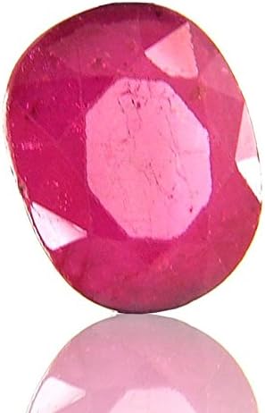 Buy Tejvij And Sons 5.25 Ratti Certified Natural Manikya Stone at Amazon.in
