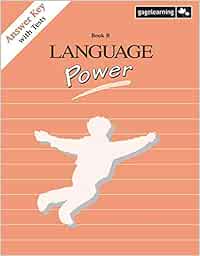 Language Power - Answer Key, Level B: Learning, Gage: 9780771510205 ...