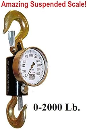 Sherline Suspended Hydraulic Scale Range 0-2000 Lb: Amazon.com ...
