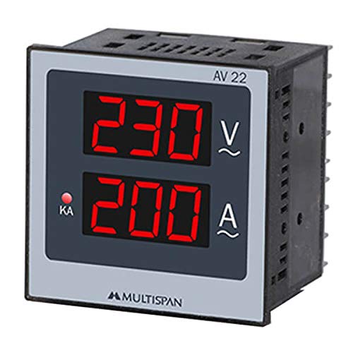 Multispan AV-22 Digital Ampere + Volt Meter : Amazon.in: Electronics