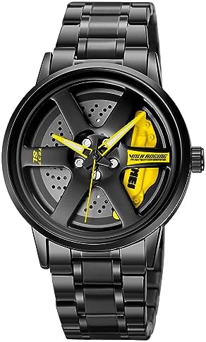 Skmei Men's Spinning Car Wheels Rolling Creative Fashion Watches for ...