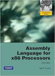 Assembly Language for X86 Processors Int: Kip R. Irvine: 9780131377097 ...