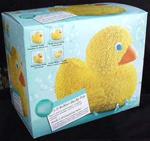 Amazon.com: Rubber Duck Ducky Duckie Birthday Party CAKE Mold PAN ...