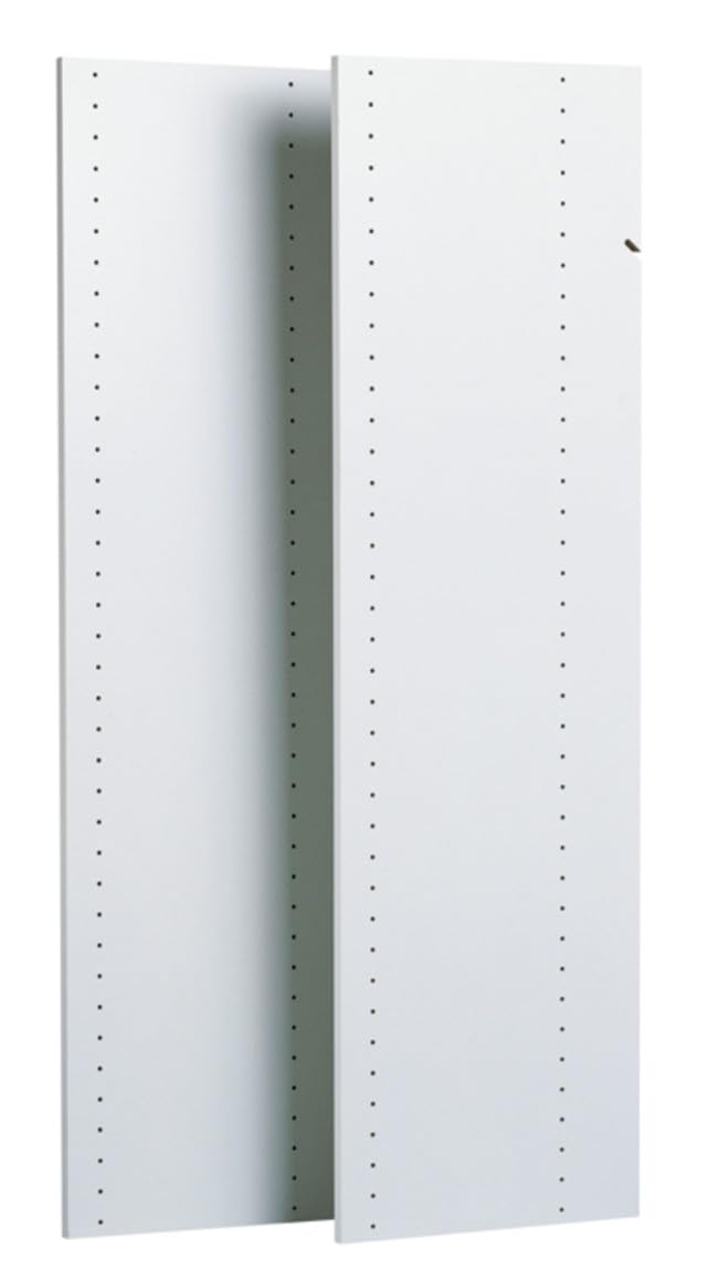 Easy Track Vertical Panels Closet Storage, 72" - 2 Pack, White for sale ...