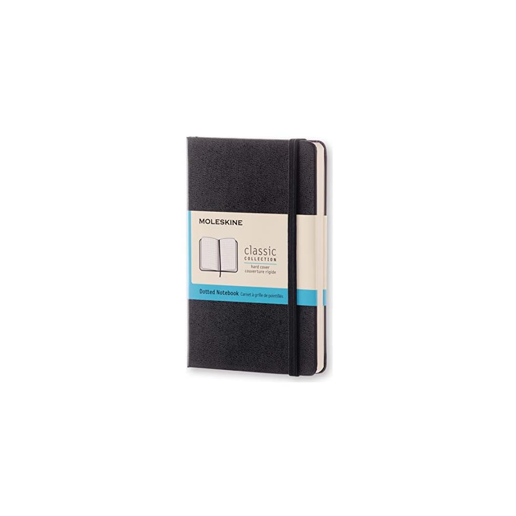 Moleskine Classic Notebook, Hard Cover, Pocket (3.5" x 5.5") Squared ...