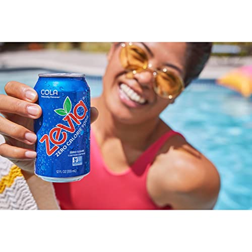 Zevia Zero Calorie Soda, Cola, 12 Ounce Cans (Pack of 20) | Pricepulse