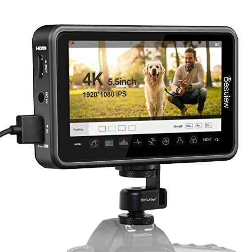 Desview R5 Camera Field Monitor, 5.5 inch Touch Screen Camera Monitor ...
