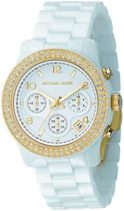 سعر ساعة رانواي جولد جليتز MK5237 للنساء من مايكل كورس، سيراميك ابيض - ذهبي فى مصر | بواسطة ...