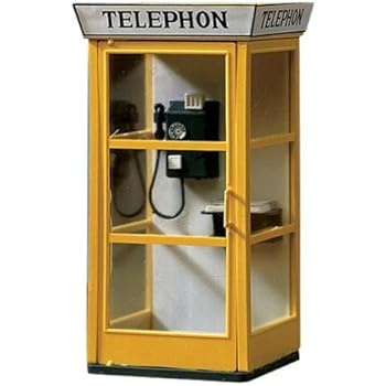Amazon.com: Pola 330952 Telephone Booth G Scale Building Kit: Toys & Games