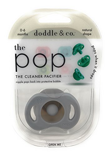 Doddle & Co. The Pop A Cleaner Pacifier (gray) - $19.99