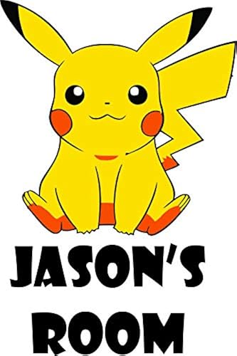 Personalized Names Custom Name Pikachu Animated Cartoon Show Cartoons ...