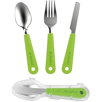 Amazon.com | Tupperware Snap Together Cutlery Utensils Fork Knife Spoon ...