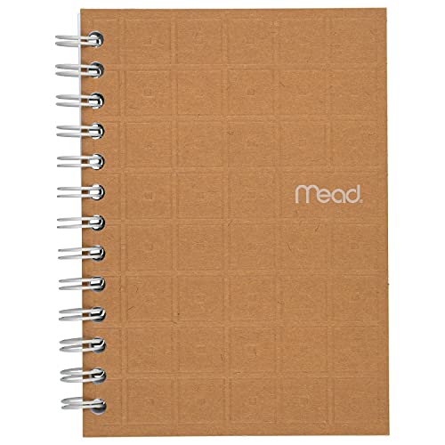 Mead Spiral Notebook, College Ruled Paper, 80 Sheets, 7" x 5", Recycled ...