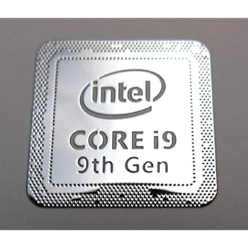 Amazon.com: VATH Made Intel Core i9 9th Generation Metal Sticker 18 x ...