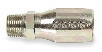 Fitting, Straight, 1/4 In Hose, 1/4-18 NPT: Amazon.com: Industrial ...