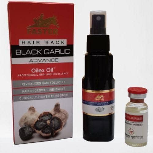 Faster Hair Back Black Garlic Oilex Oil 100 ml price in Egypt | Amazon ...