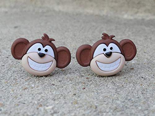 Amazon.com: Laughing Monkey Face Cufflinks: Handmade