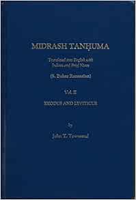 Midrash Tanhuma, Vol. 2: Townsend, John T.: 9780881253795: Books