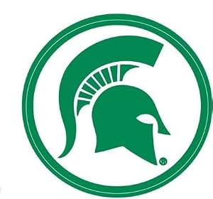 Amazon.com: 2 inch Spartan Helmet Decal MSU Michigan State University ...