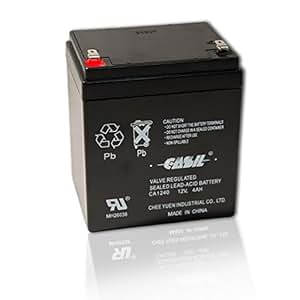 Amazon.com: CASIL CA-1240 12V 4AH Replacement Battery for ADT 804302 ...