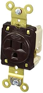 HUBBELL HBL5261 AC Receptacle NEMA 5-15 Female Simplex Industrial Grade ...
