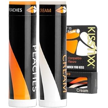 Amazon.com : KISSTIXX Lip Balm (SPF 15) - Fire & Ice (2 Balms) : Lip ...