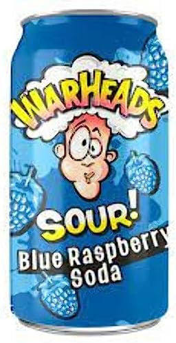 Warheads Blue Raspberry Sour Soda 355 ml price in Saudi Arabia | Amazon ...