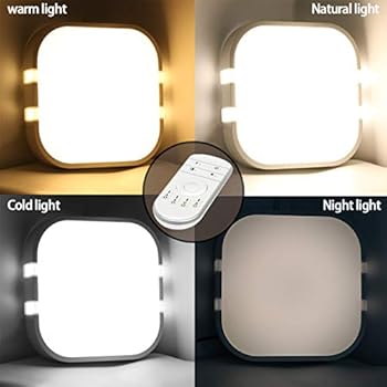 Triprel Inc Elegent 25" Dimmable Flush Mount LED Ceiling Light Square ...