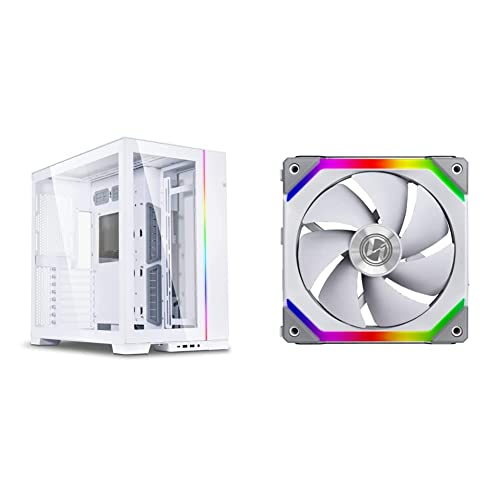 Lian Li LI PC-O11 Dynamic EVO Snow White ATX Full Tower Gaming Computer ...