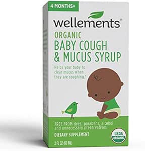 Amazon.com: Wellements Organic Daytime Baby Cough Syrup, 2 Fl Oz, Wild ...