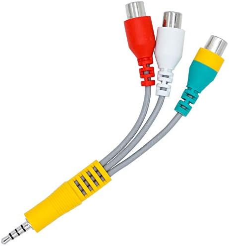 Replacement for Samsung Audio Video Composite Adapter Cable, 3.5mm to 3 ...