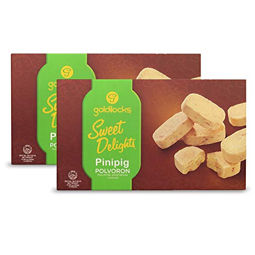 Goldilocks Sweet Delights Philippine Shortbread Cookies (Pinipig, 2 ...