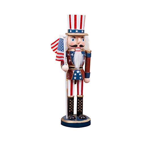 Amazon.com: Melo-bell Uncle Sam Nutcracker Comes with American Flag ...