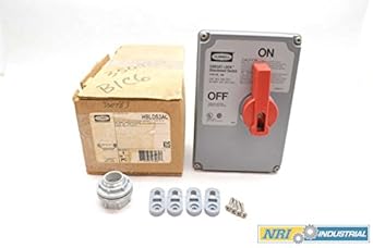 Hubbell HBLDS3AC Disconnect with Auxiliary Contact, 30 amp, Unfused, 4X ...