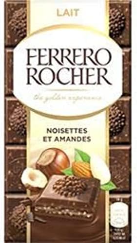 سعر Ferrero Rocher Tablet Hazelnut Almond Chocolate 90gm فى السعودية ...