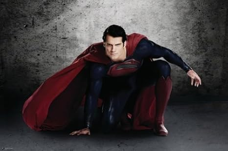 Superman Landing, Man of Steel Wall Mural - 330cm x 220cm: Amazon.co.uk ...