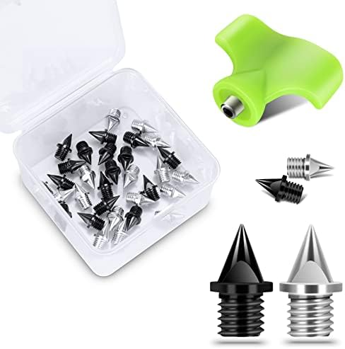 Track Spikes Shoes 50Pcs 1/4 Inch Track Spikes Hard Steel Track ...
