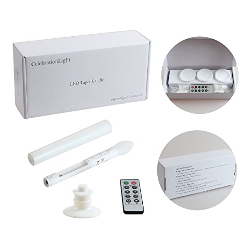 Window Candles with Remote Timers Battery Operated Flickering Flameless ...