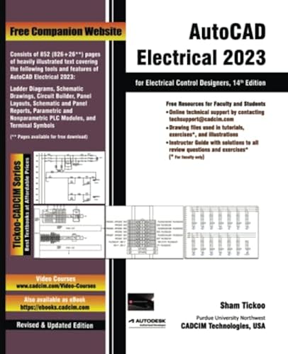 AutoCAD Electrical 2023 for Electrical Control Designers, 14th Edition ...