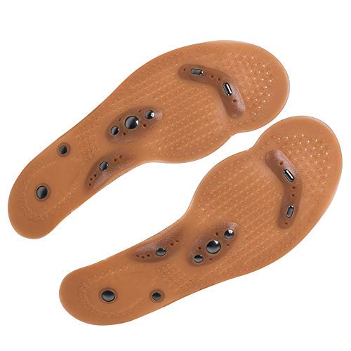 genmine Magnetic Foot Insoles Magnet Acupressure Shoe Inserts Health ...