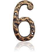Amazon.com: 5.5 Inch House Numbers, Cast Iron Home Address Number ...