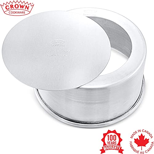 Crown 5 inch Cheesecake Pan, 3" Deep, Cake Pan Removable Bottom, Heavy ...