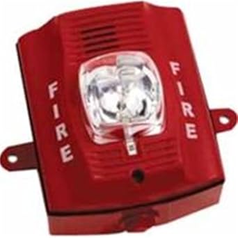 System Sensor P2RHK-120 2-wire 120 volt outdoor horn/strobe high cand ...