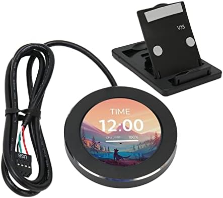 FEAW CPU Liquid Cooler LCD Display, 2.1in IPS CPU Water Cooler LCD ...